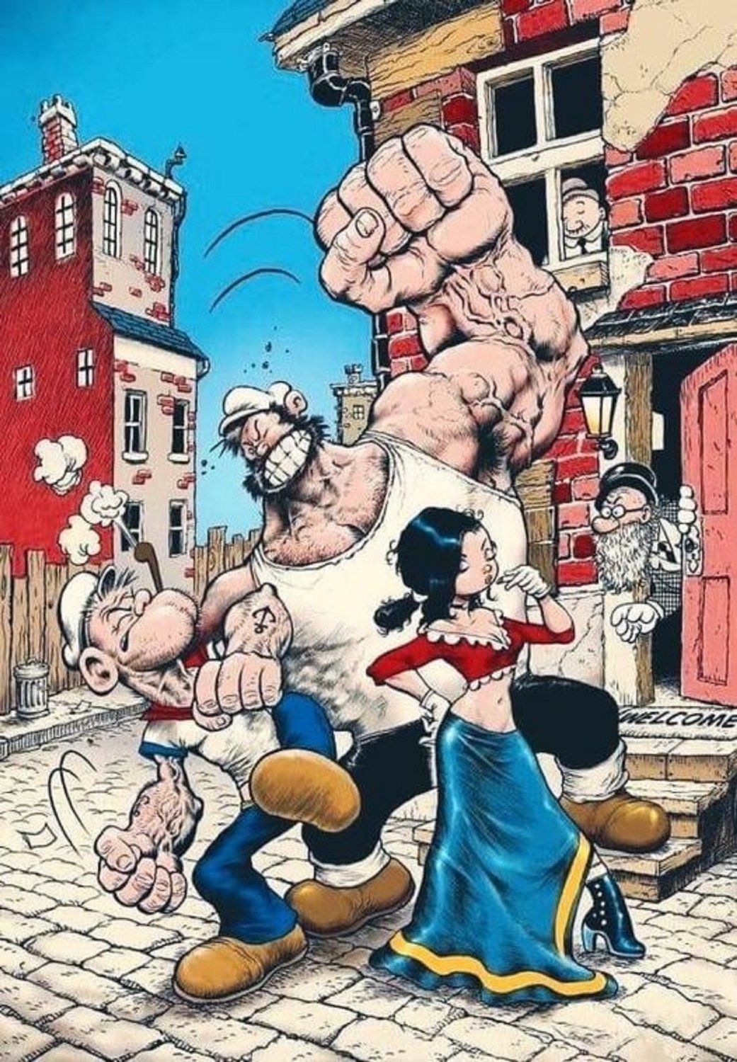 Solve popeye jigsaw puzzle online with 368 pieces