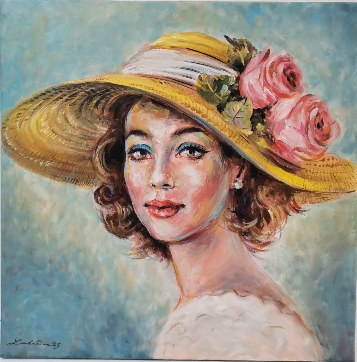 Solve Zuzana Lukacova 343 - portret 3 jigsaw puzzle online with 36 pieces