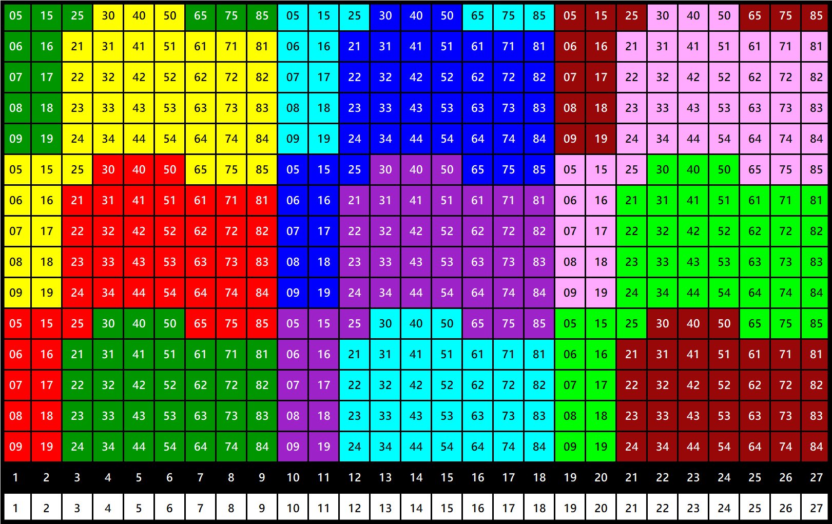 Solve Number 1342 tessellation 459 jigsaw puzzle online with 459 pieces