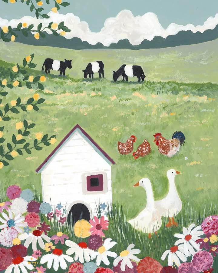 Solve Kate Cowan art jigsaw puzzle online with 30 pieces