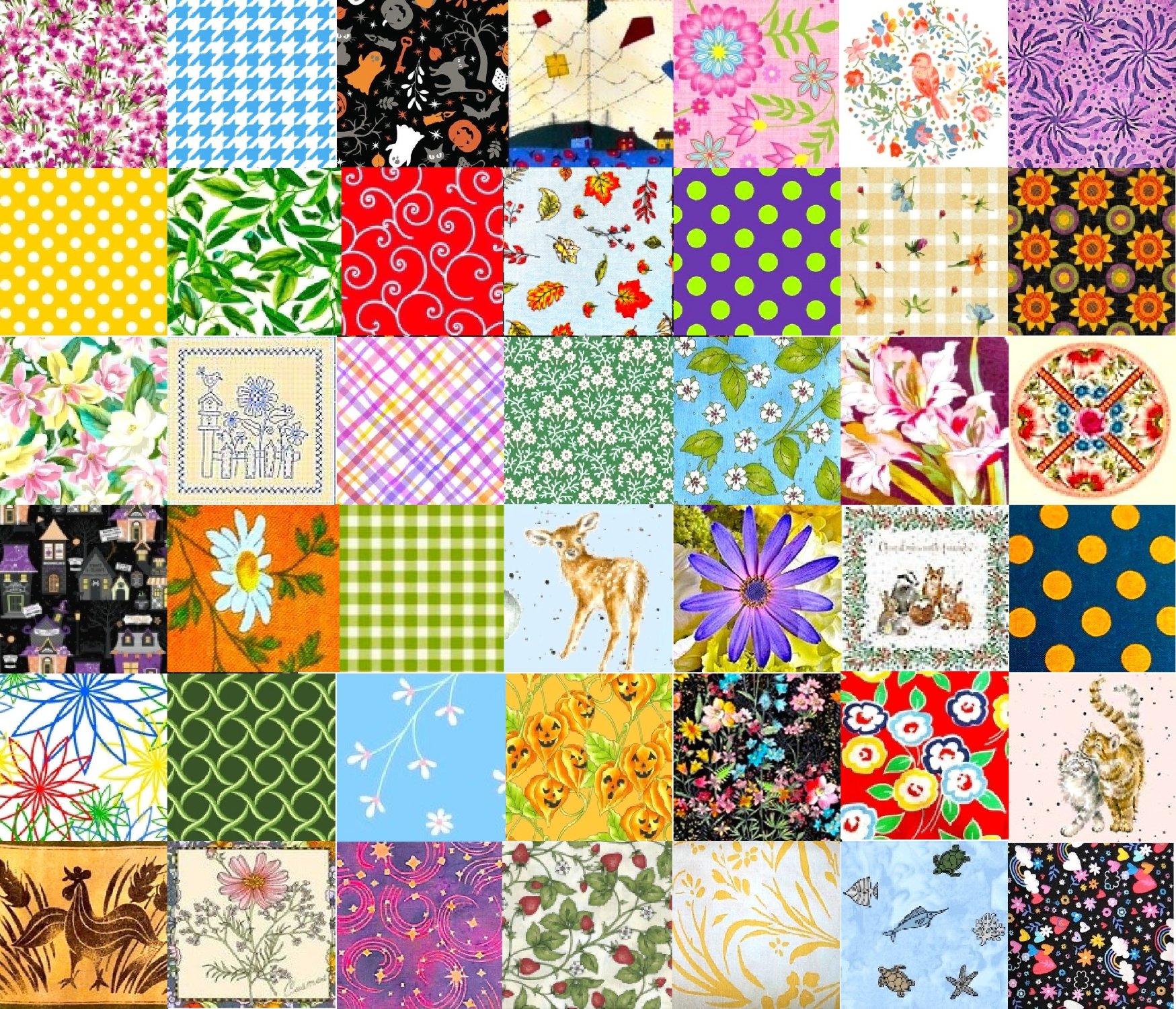 Solve PATCHWORK MAYWOOD 9 jigsaw puzzle online with 378 pieces