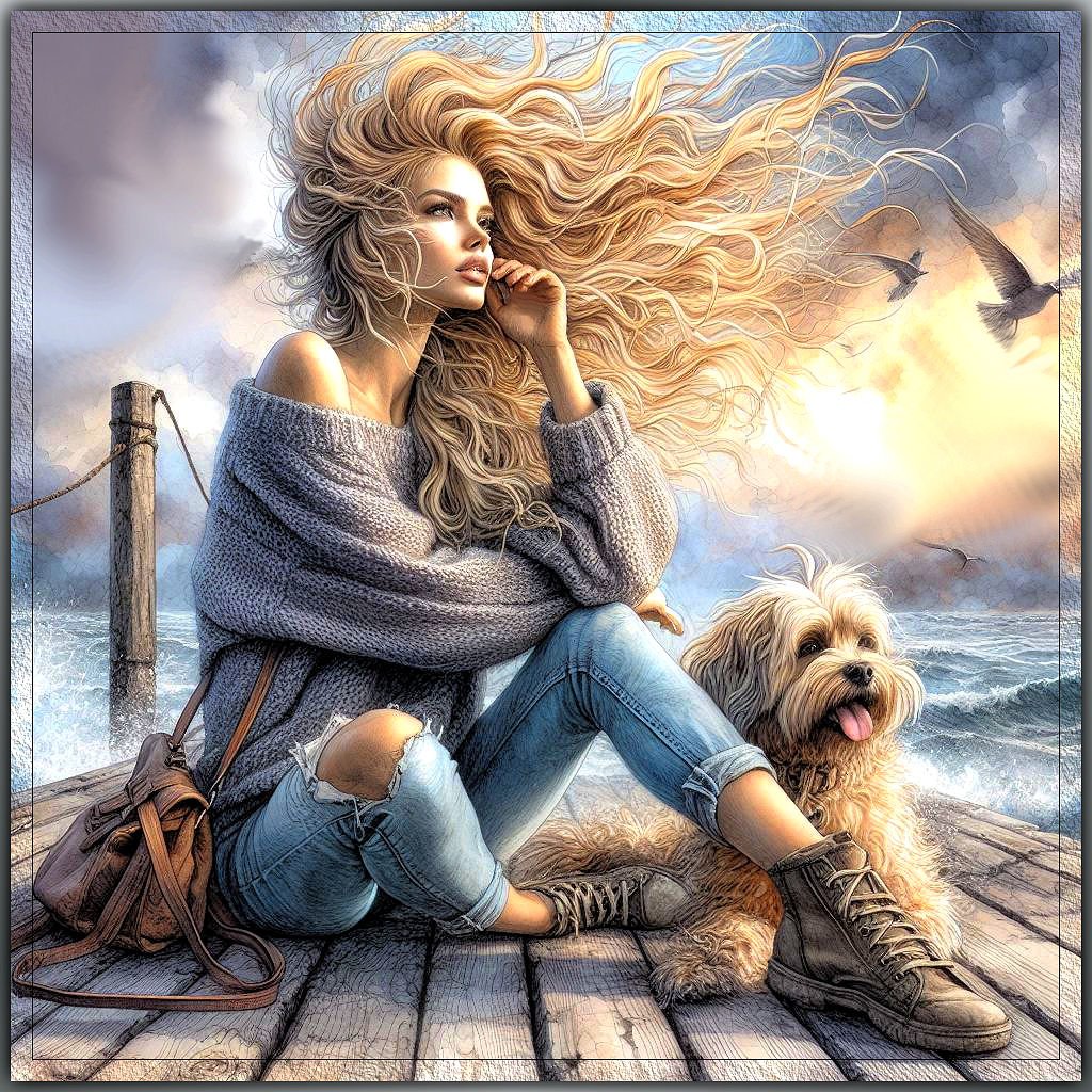 Solve Windy Day jigsaw puzzle online with 289 pieces