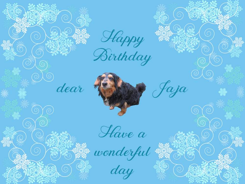 Solve Happy Birthday dear Jaja (JarkaT) jigsaw puzzle online with 12 pieces