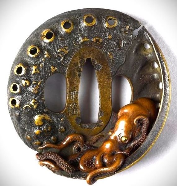 Solve Octopus - 18th-century Japanese sword guard (tsuba) in the form ...