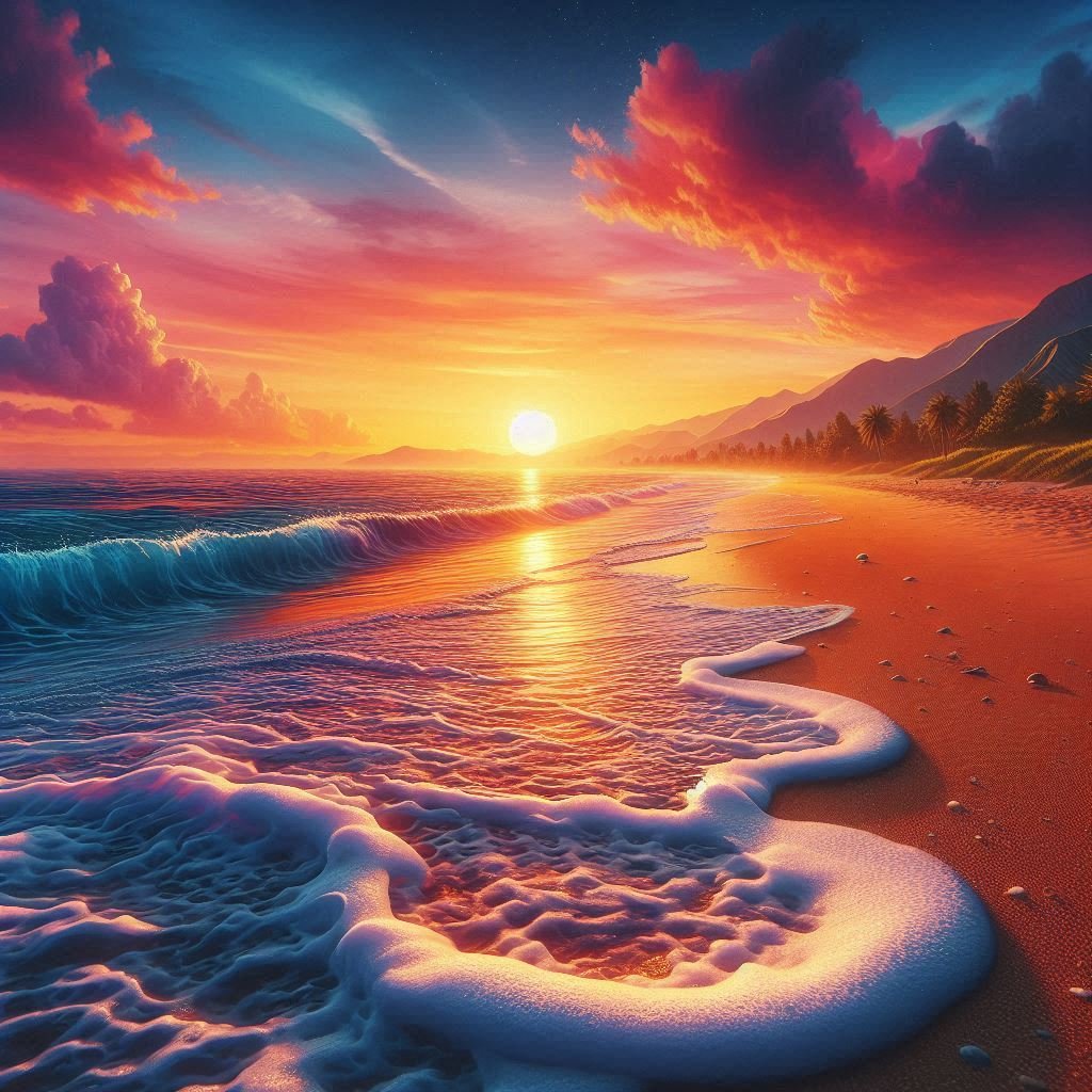 Jigsaw Puzzle | 49 pieces | Beach Sunset | Jigidi