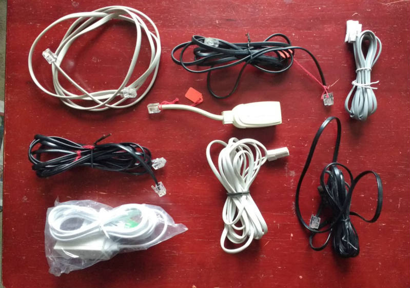 Solve Too Much of... 27 - Modem cables jigsaw puzzle online with 12 pieces