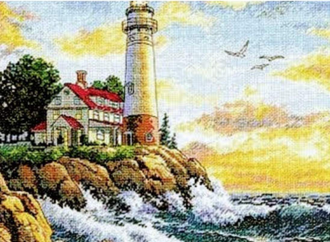 Solve Lighthouse cottage! jigsaw puzzle online with 140 pieces
