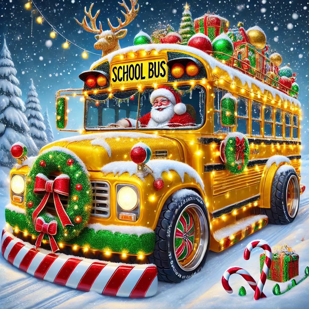 Solve Wheels on Bus Santa from I'm a Bus Driver FB jigsaw puzzle online ...