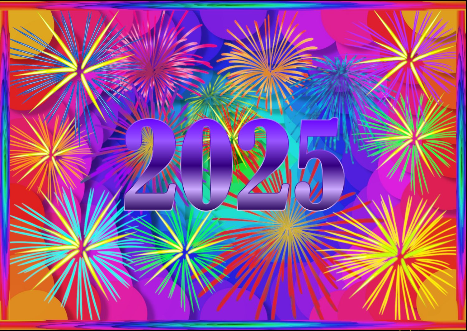 Solve Fireworks Rainbow jigsaw puzzle online with 20 pieces