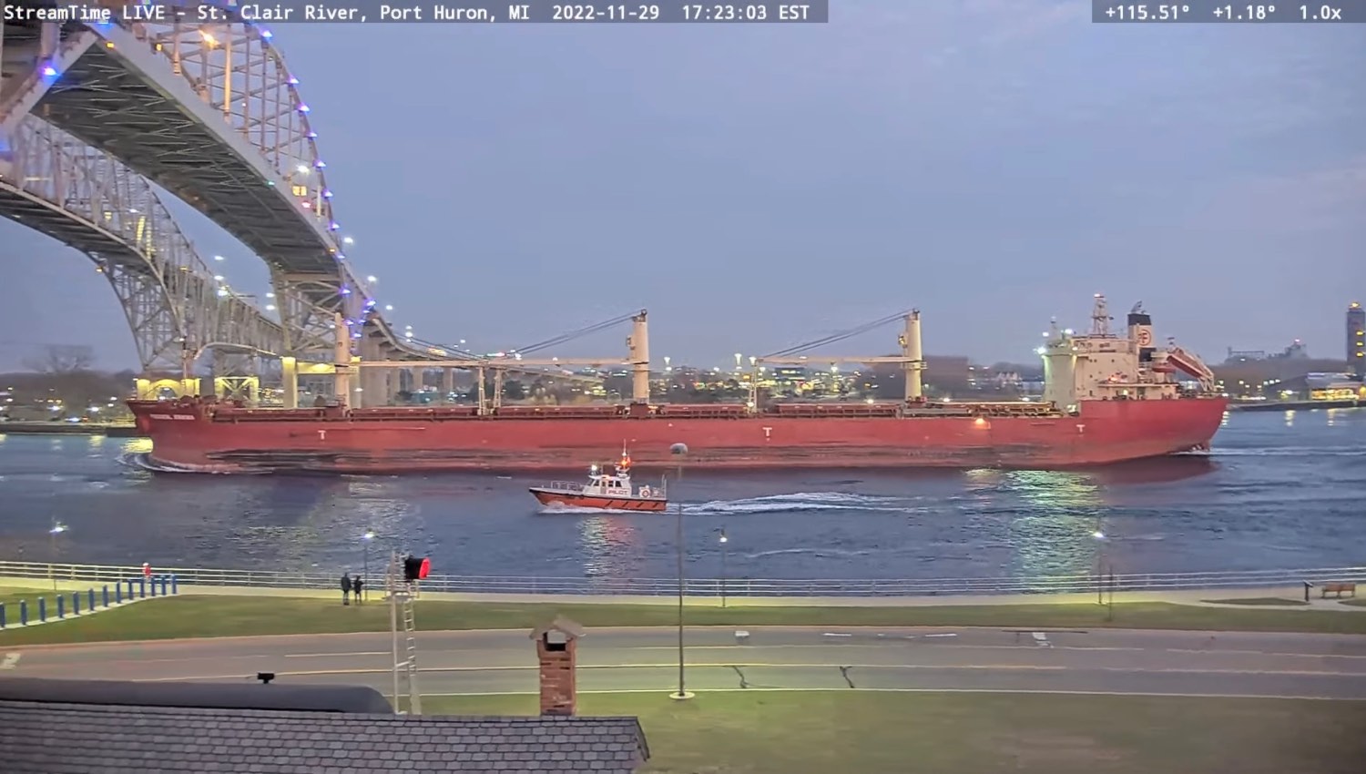 Solve Federal Oshima & Huron Spirit, Port Huron, November 29, 2022 ...