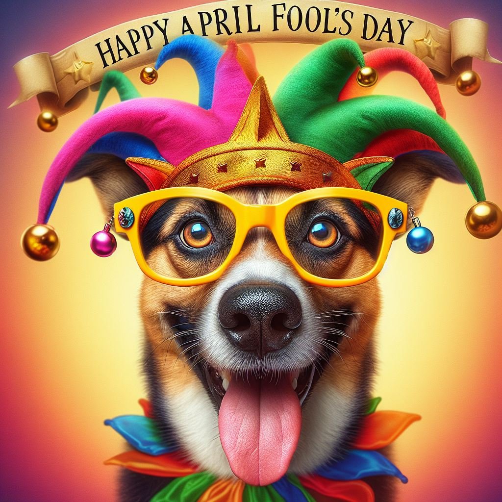 Solve Happy April Fool's Day jigsaw puzzle online with 64 pieces