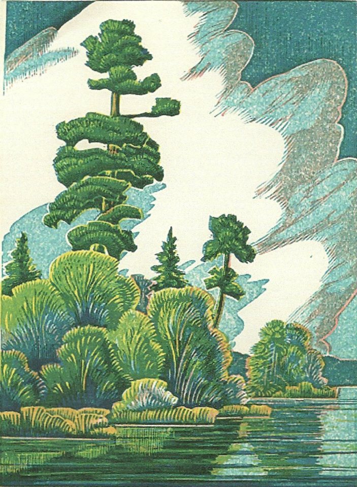 Solve John Adams Spelman III linoleum block print jigsaw puzzle online ...
