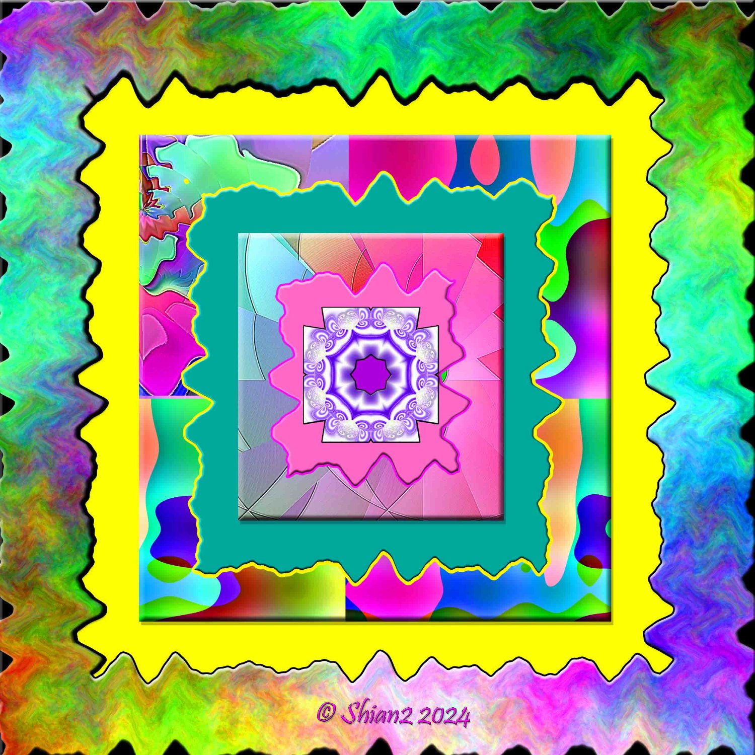 Solve Wavy Lines jigsaw puzzle online with 64 pieces