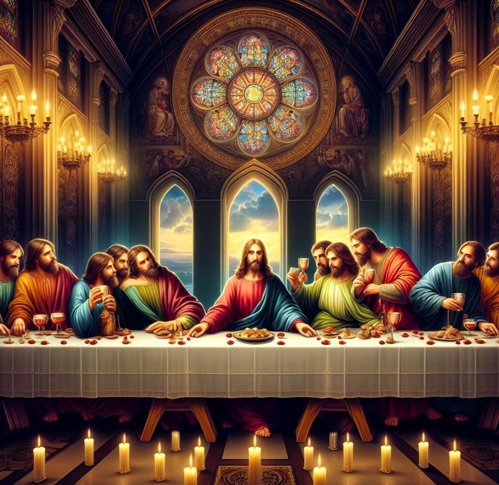 Solve Last Supper jigsaw puzzle online with 169 pieces