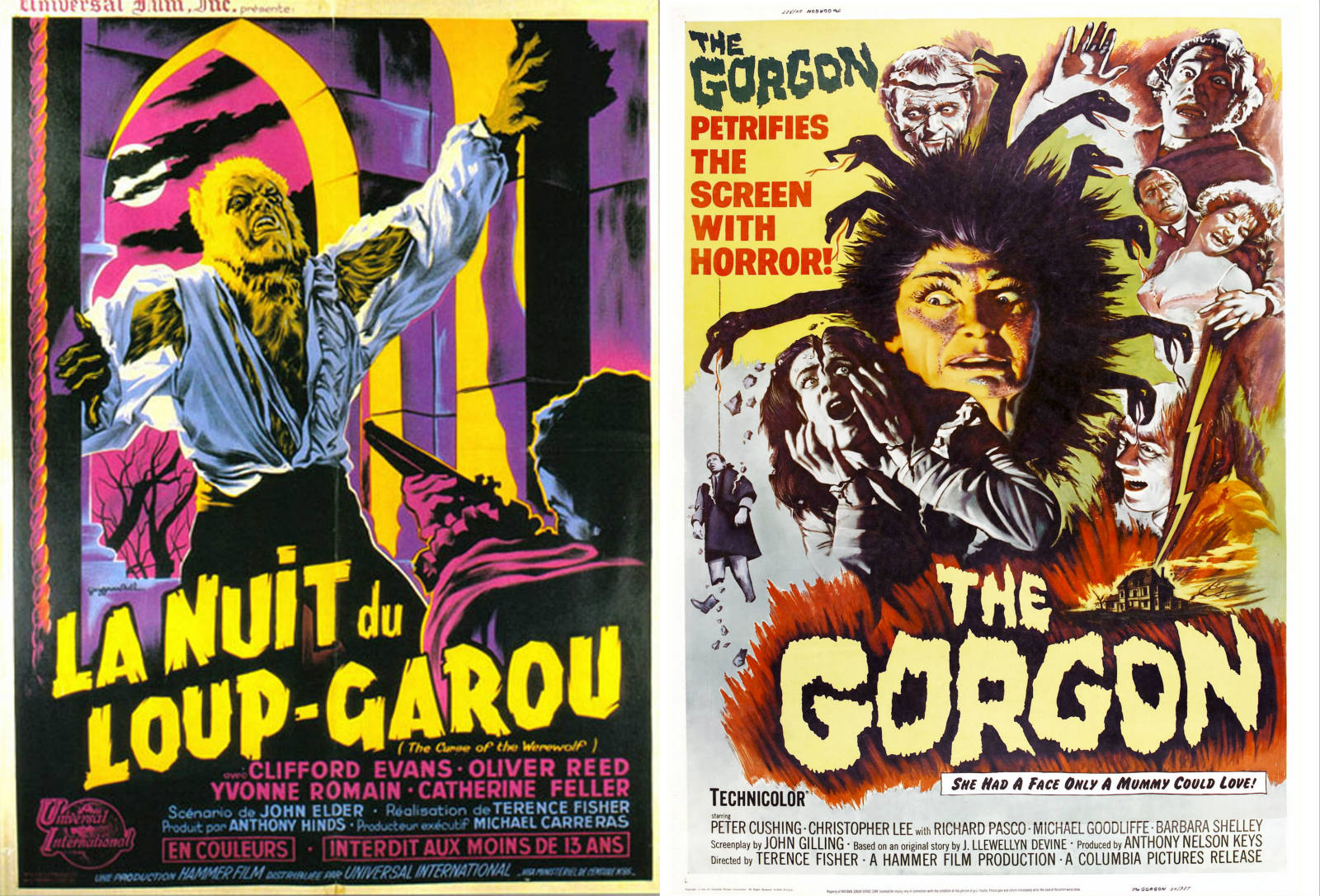 Solve The Curse of the Werewolf ~ 1961 and The Gorgon ~ 1964 jigsaw ...
