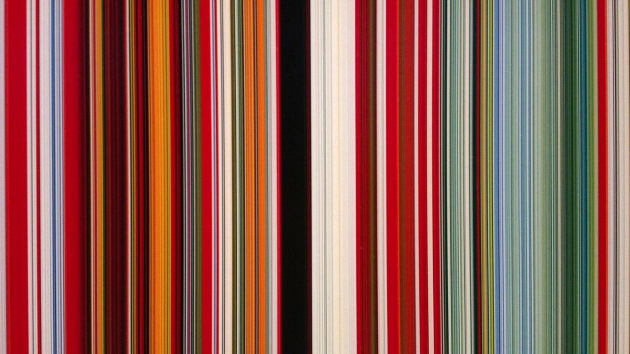 Solve Gerhard Richter, Strip jigsaw puzzle online with 40 pieces