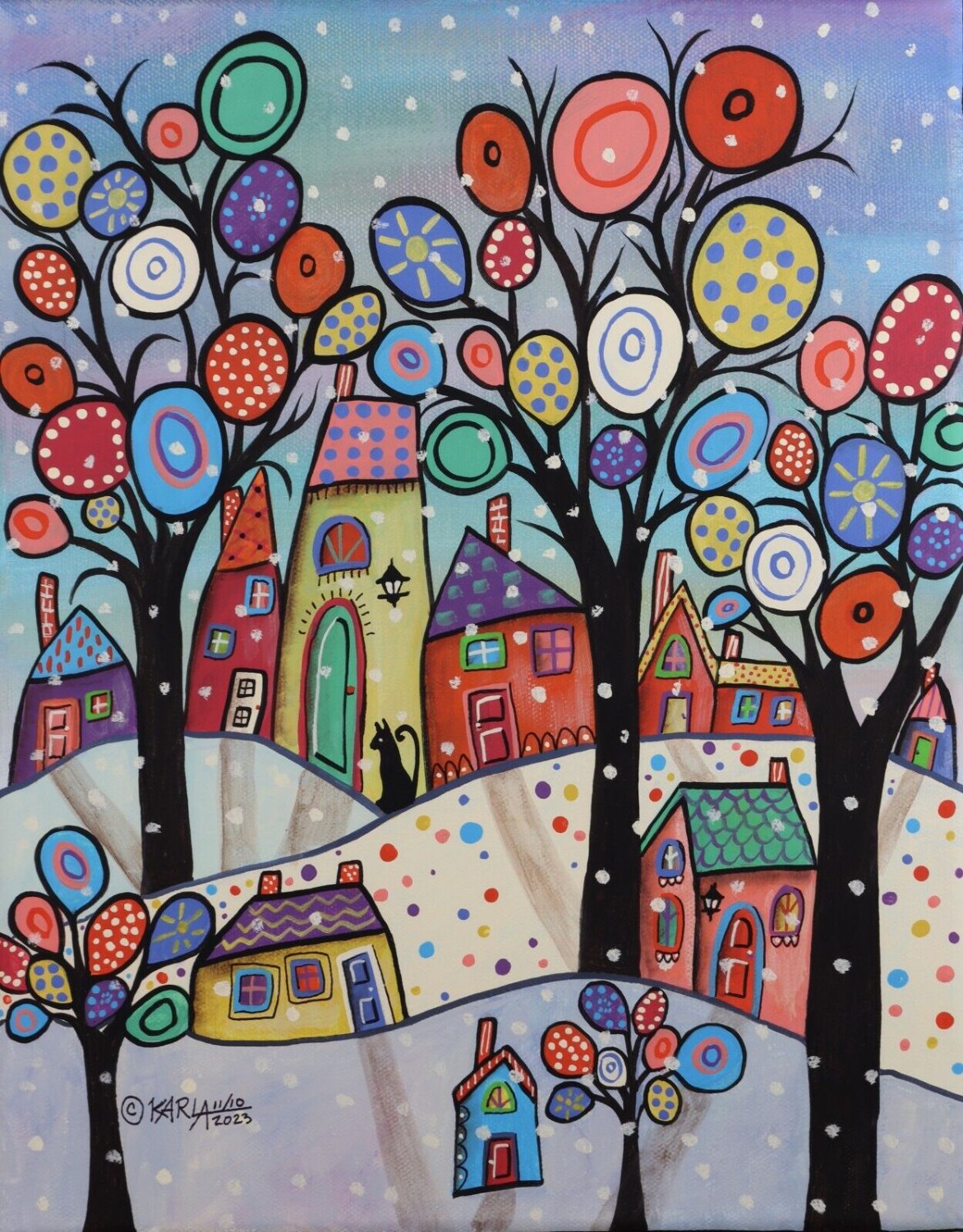 Solve Winter Glee jigsaw puzzle online with 252 pieces