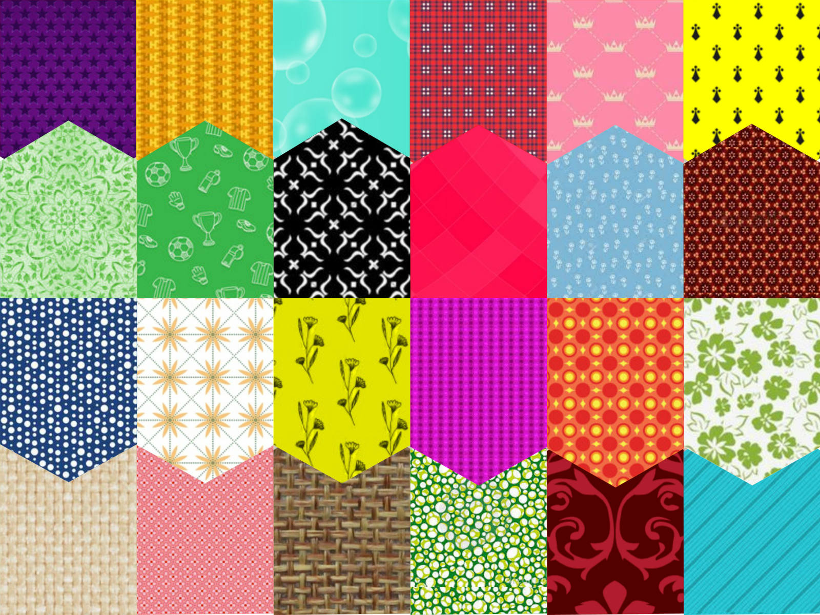 Solve Pattern Mix jigsaw puzzle online with 540 pieces