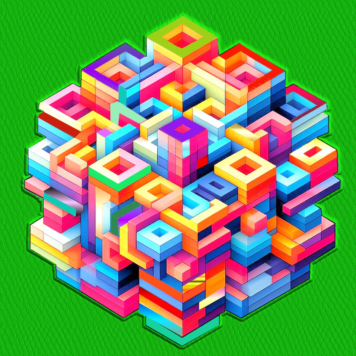 Solve BUILDING BLOCKS jigsaw puzzle online with 36 pieces