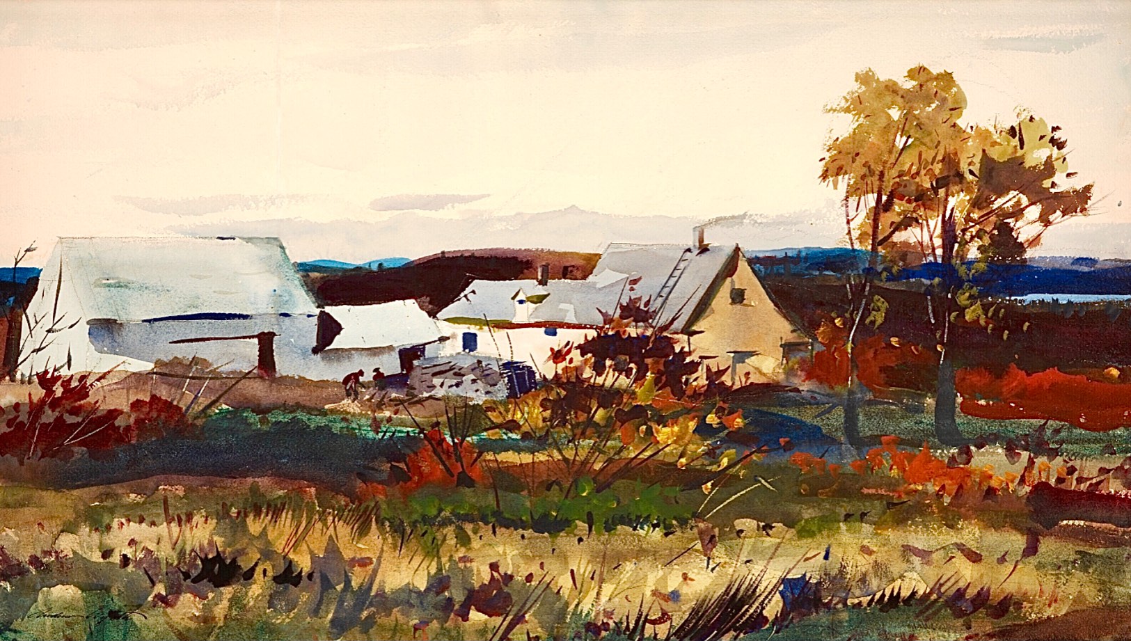 Solve Hill Farm, 1939, Andrew Wyeth (1917-2009) jigsaw puzzle online ...