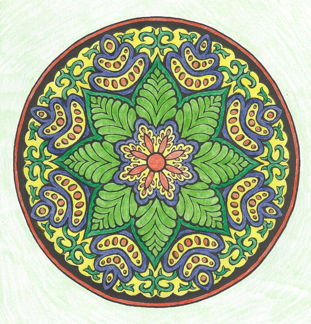Solve Mandala jigsaw puzzle online with 16 pieces