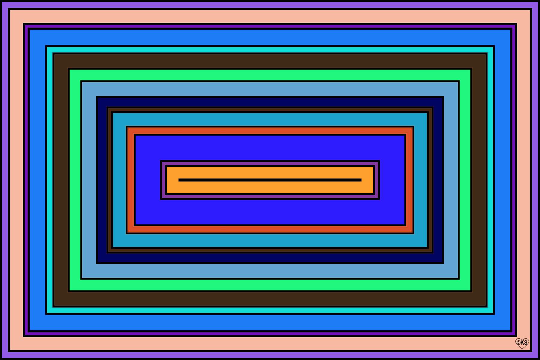 Solve Concentric Rectangles!! ~ H jigsaw puzzle online with 600 pieces