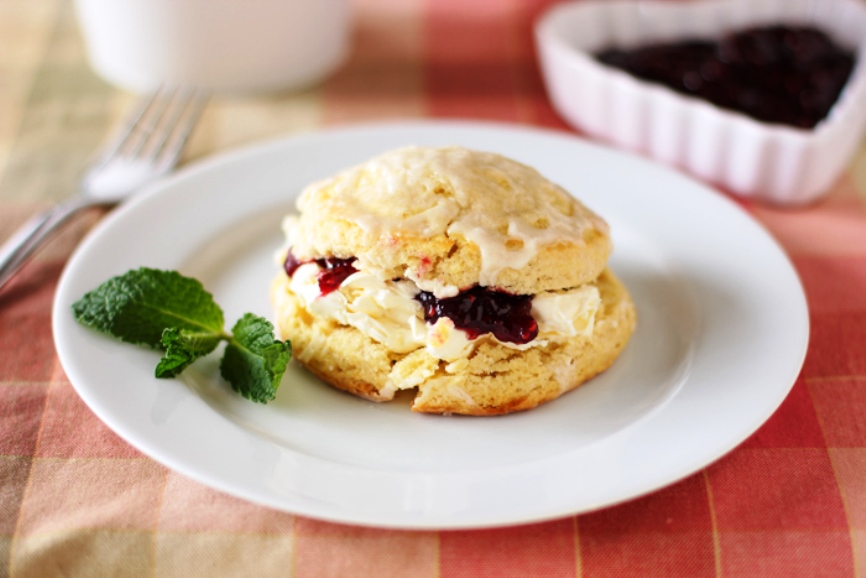 Solve Almond Scones with Raspberry Jam and Clotted Cream - Willow Bird ...