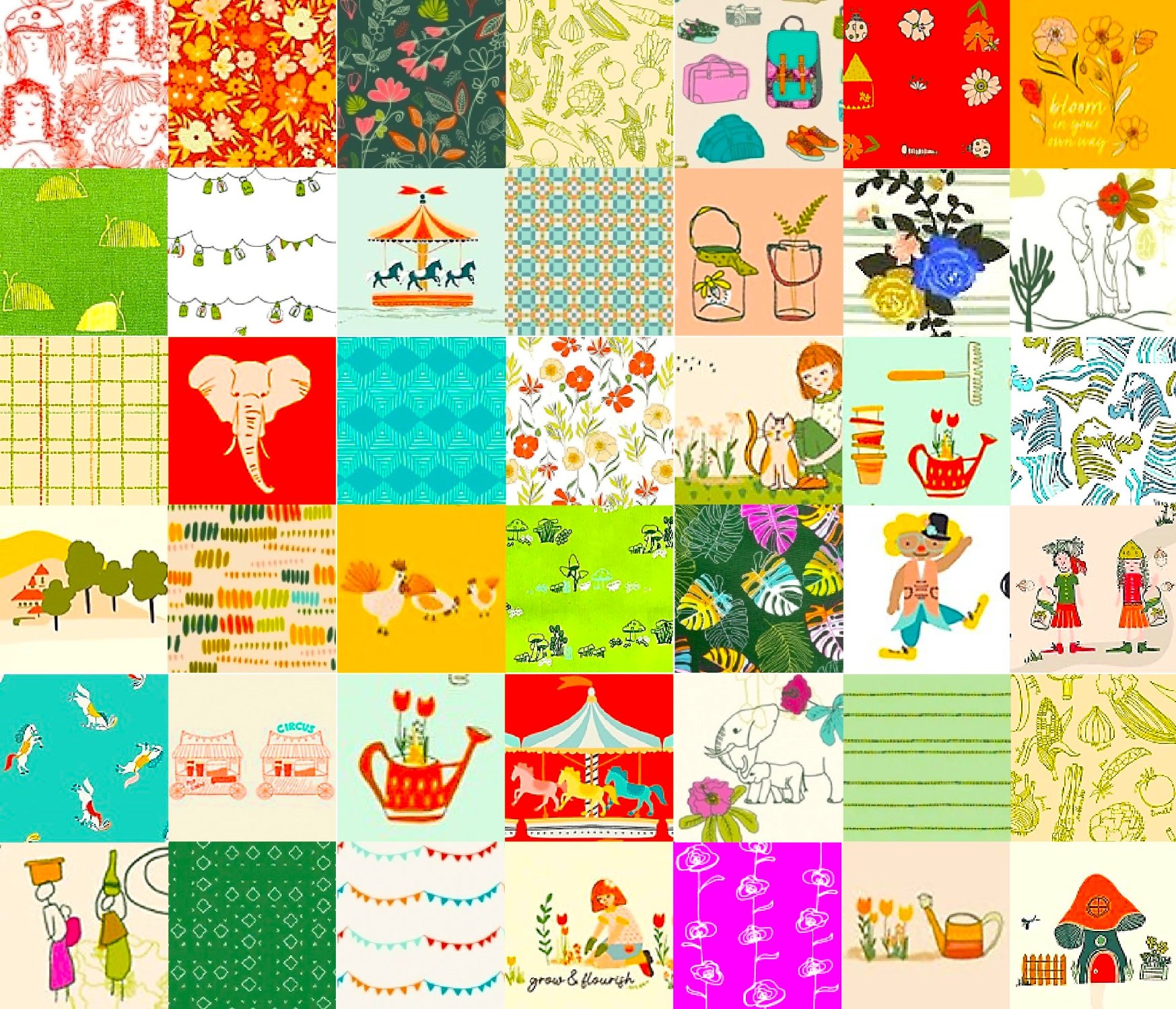 Jigsaw Puzzle | 255 pieces | PATCHWORK ALEXANDRA BORDALLO 2 | Jigidi