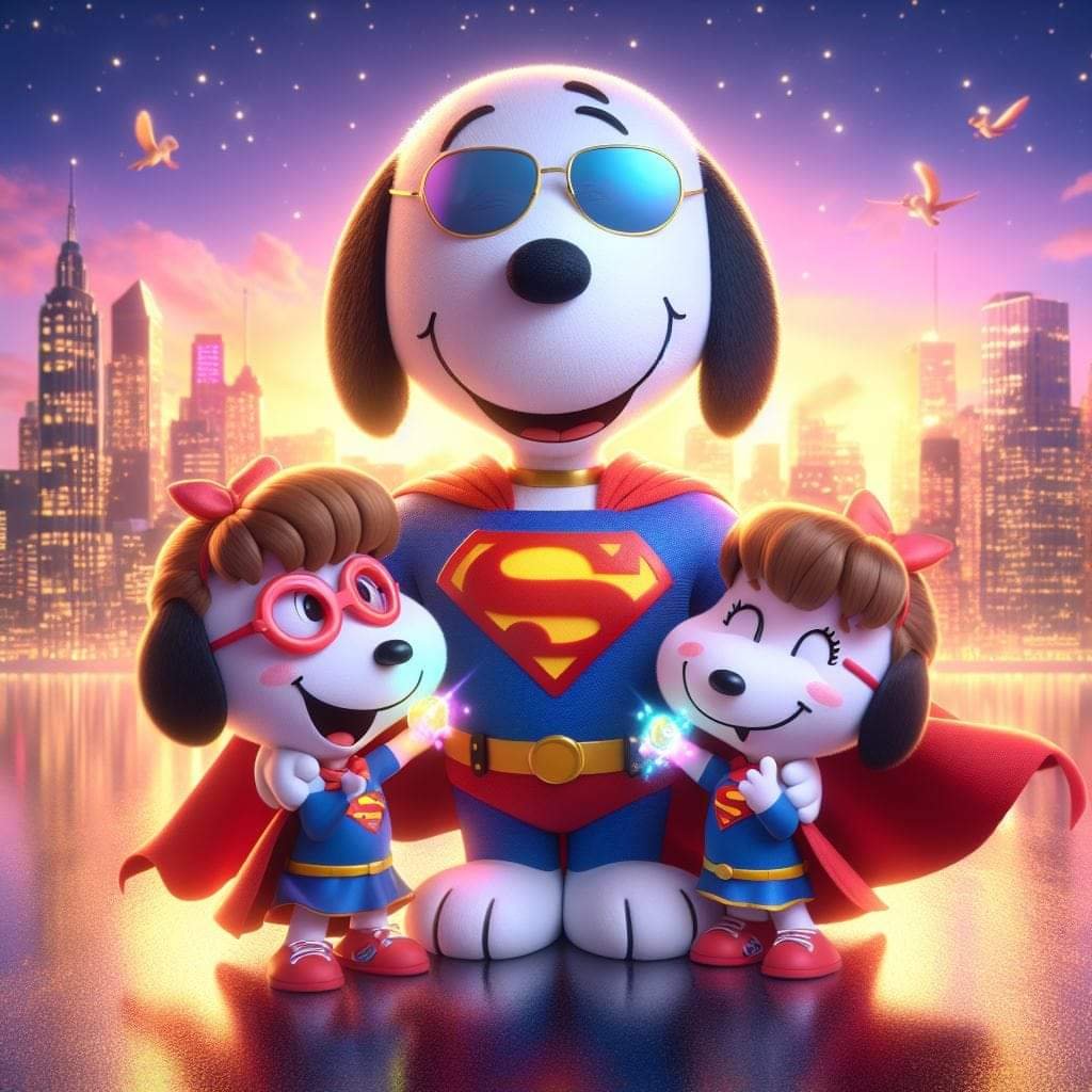 Solve Snoopy jigsaw puzzle online with 100 pieces