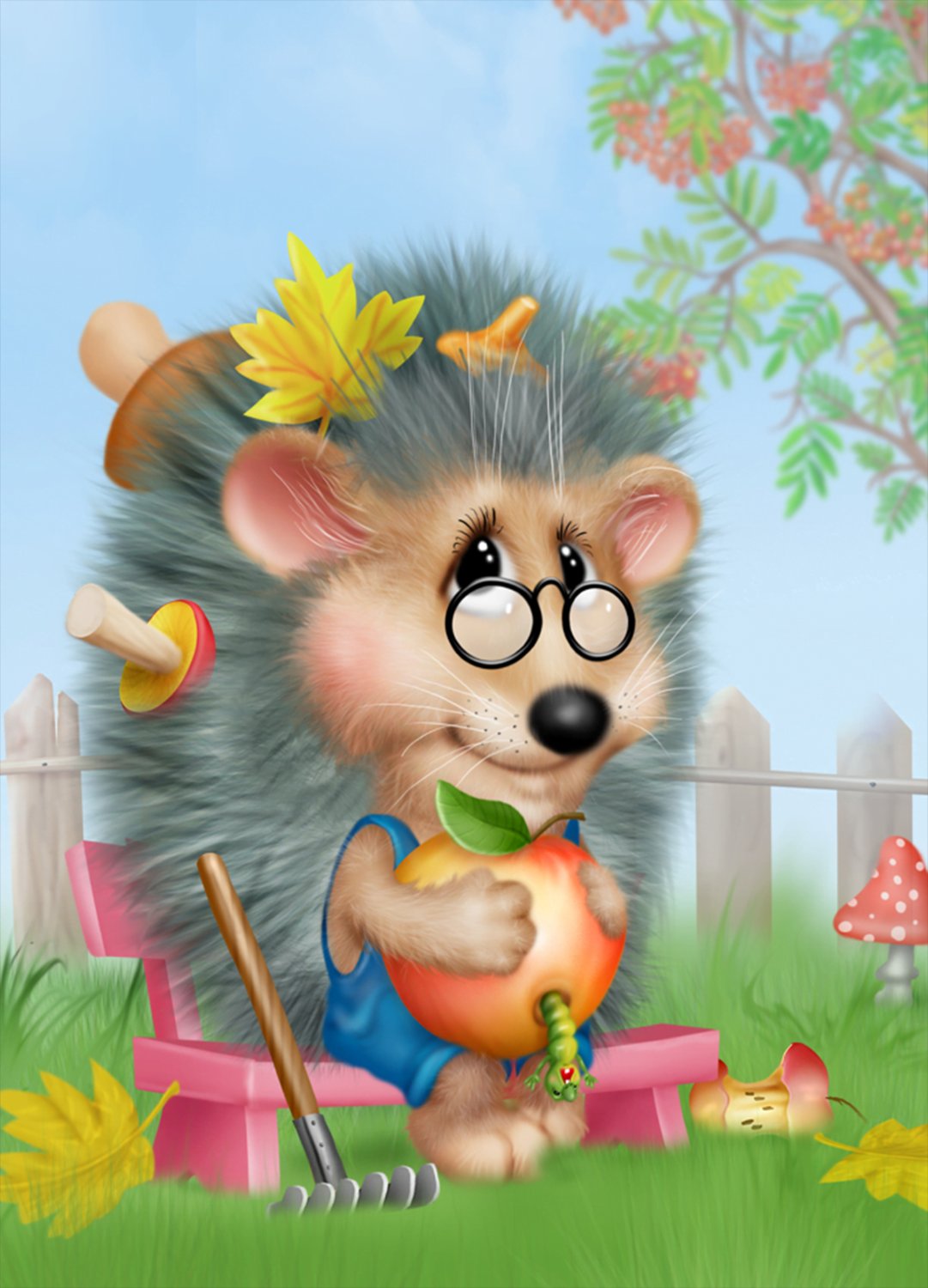 Solve Hedgehog jigsaw puzzle online with 588 pieces