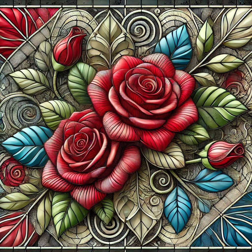 Solve 3D ROSES jigsaw puzzle online with 289 pieces