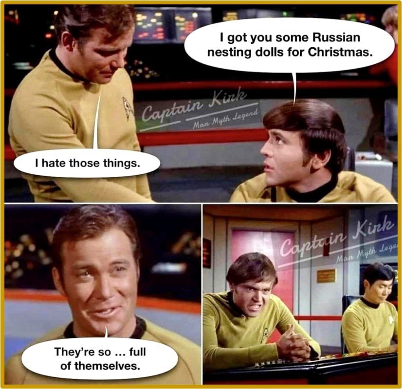 Solve You Should Know How That Feels, Captain Kirk! jigsaw puzzle ...