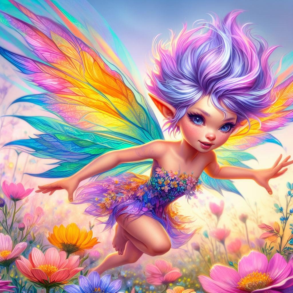 Solve pretty Pixie jigsaw puzzle online with 81 pieces