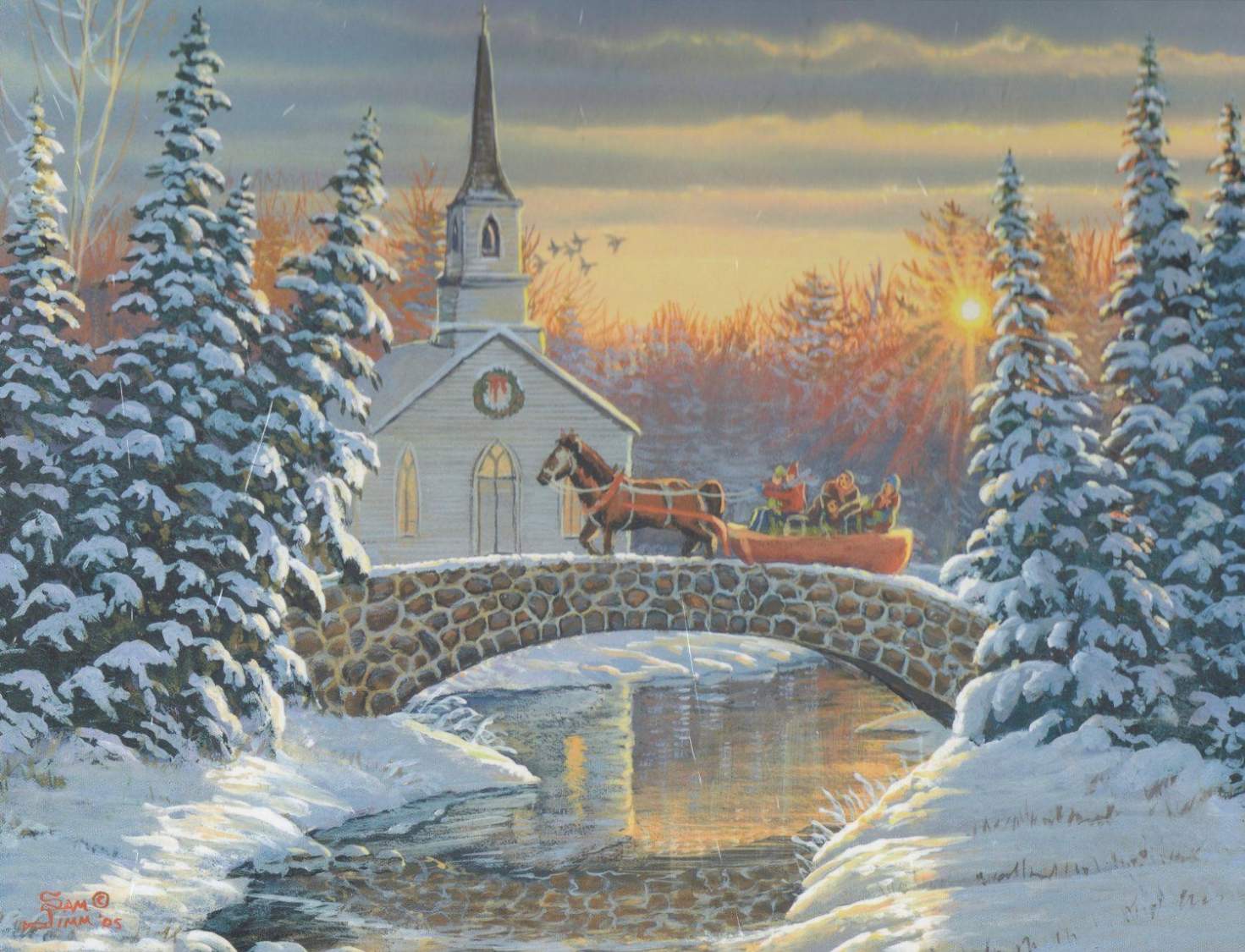 Solve Sam Timm Art jigsaw puzzle online with 63 pieces