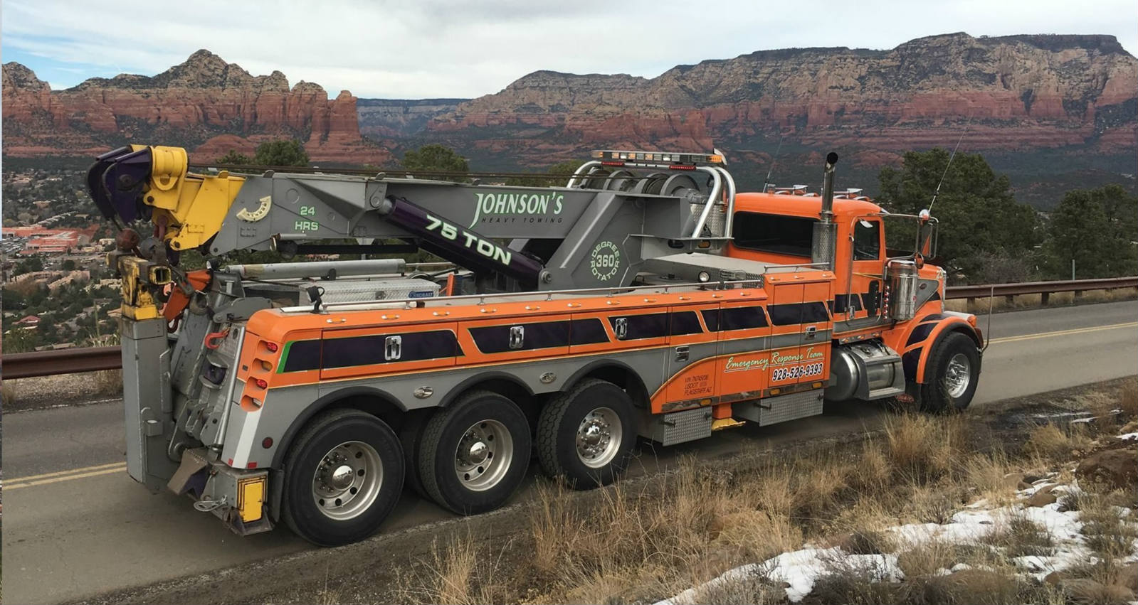 Solve 4 Axle Peterbilt with 75ton rotator_01 jigsaw puzzle online with ...