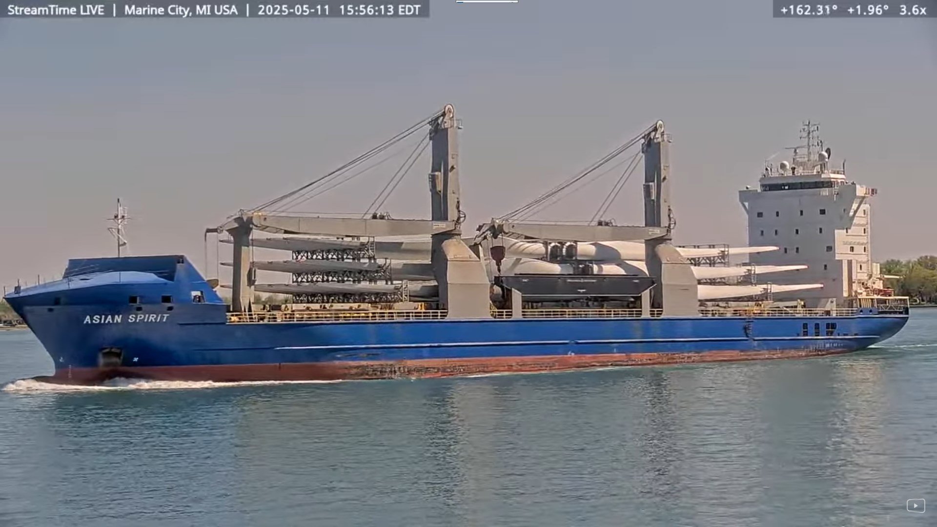 Solve Asian Spirit - Ocean-Going Freighter - Marine City, MI (2025-05 ...