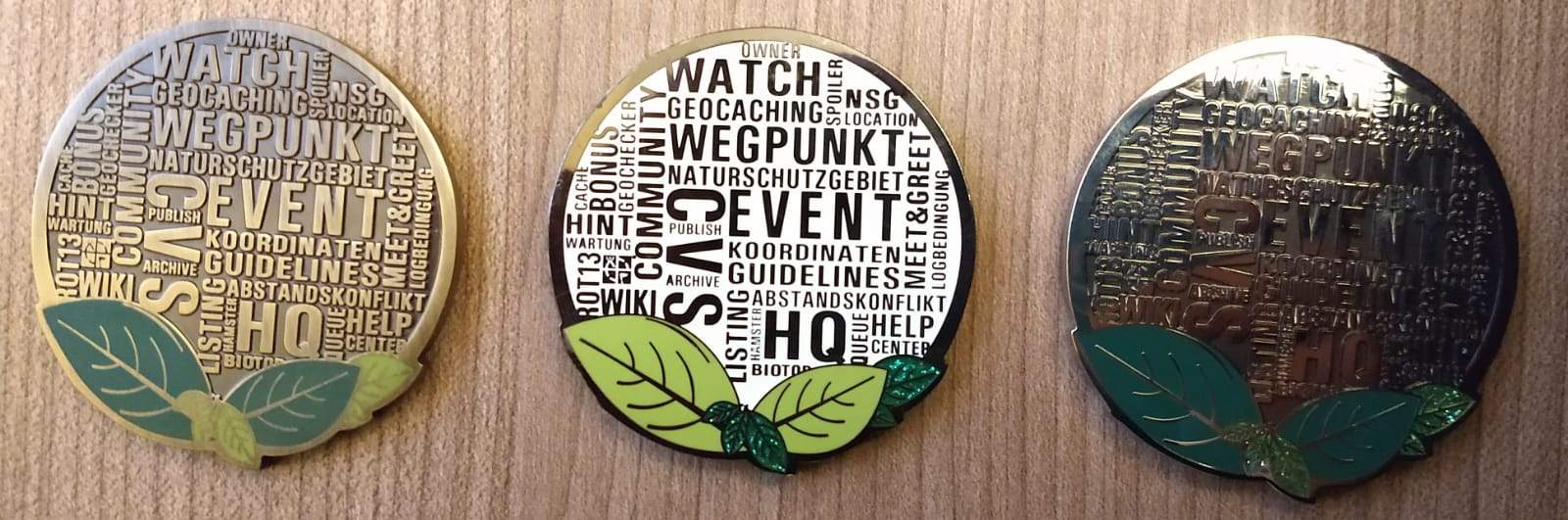 Solve 10 Years German Reviewers Geocoins - Back side jigsaw puzzle ...