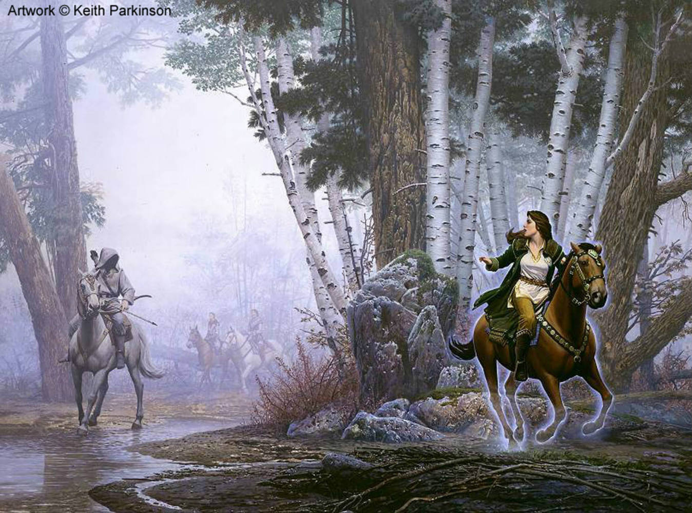 Solve The Green Rider jigsaw puzzle online with 140 pieces