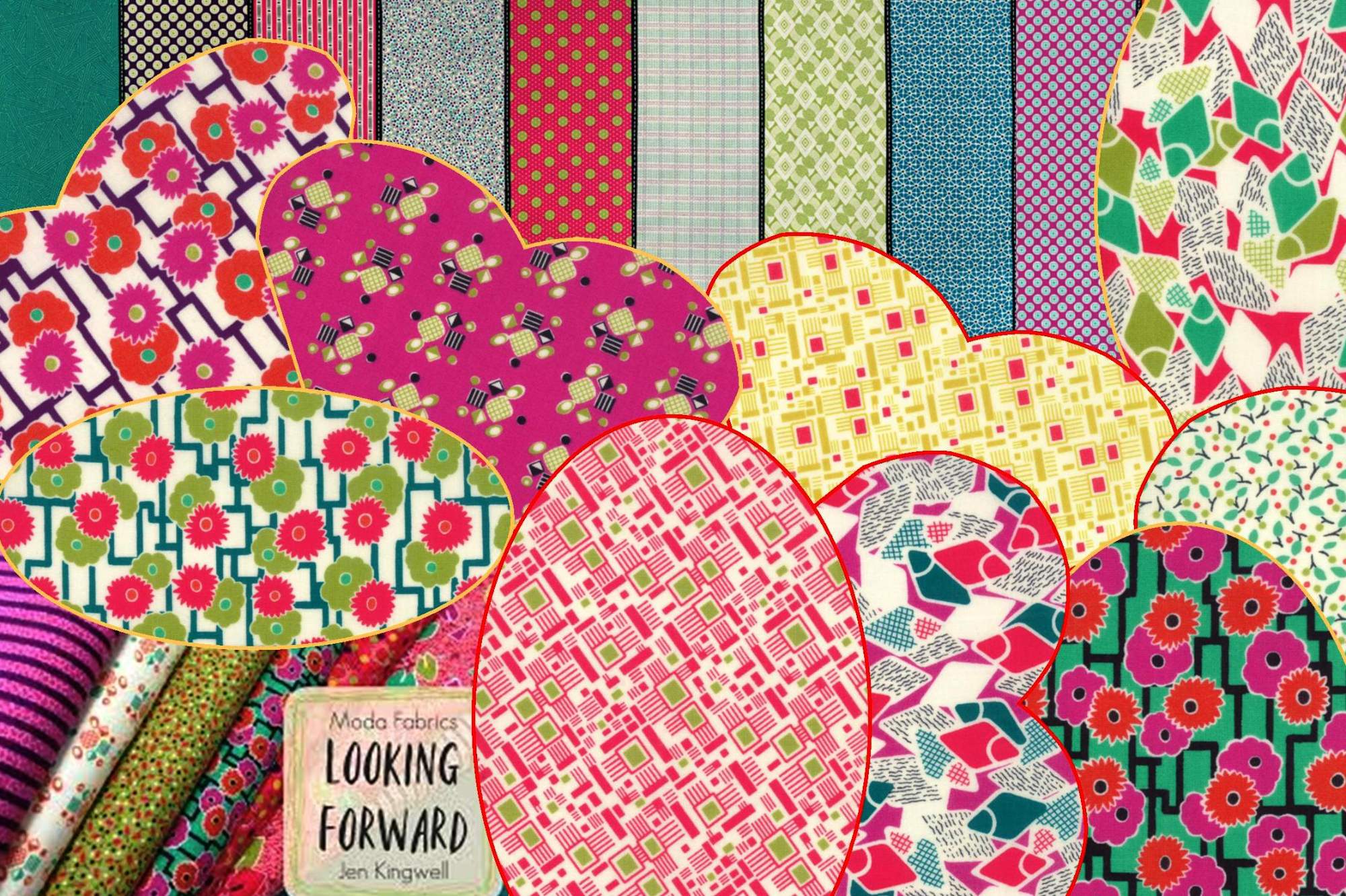 Solve Fabric patchwork - large jigsaw puzzle online with 176 pieces