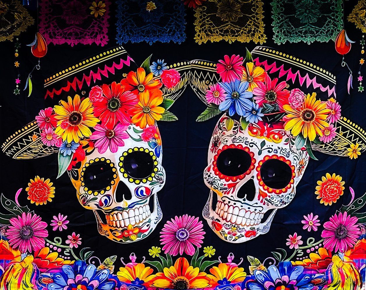 Solve DIA DE LOS MUERTOS Day of the Dead jigsaw puzzle online with 63 ...