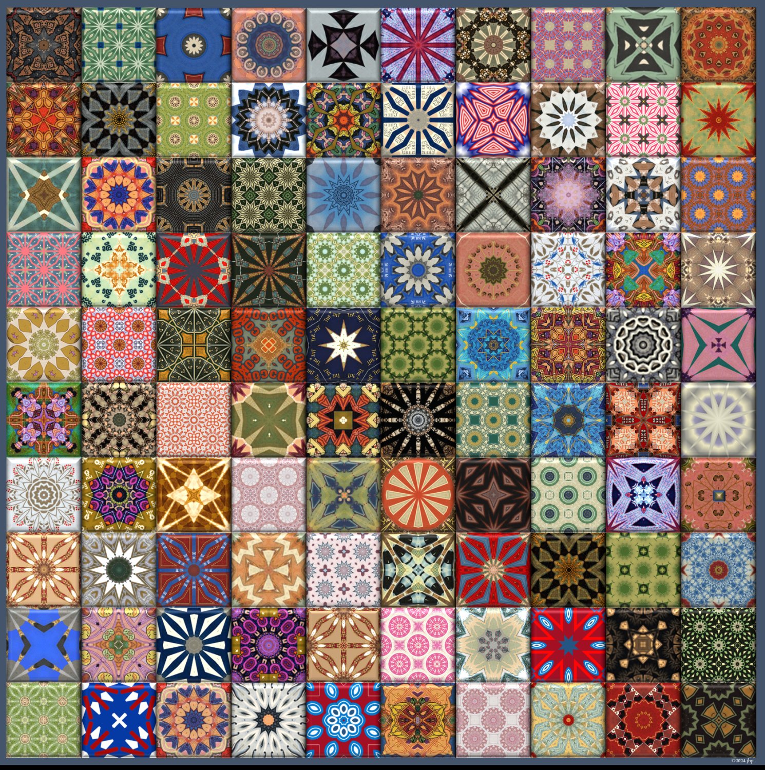 Solve 2024_69 Kaleidoscope Leftovers jigsaw puzzle online with 600 pieces