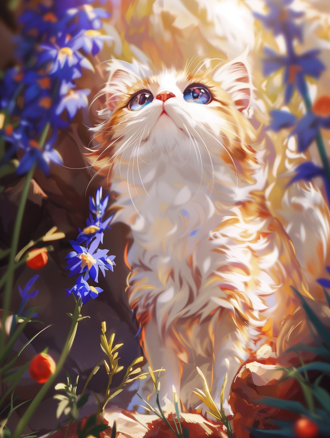 Solve Kitty jigsaw puzzle online with 594 pieces
