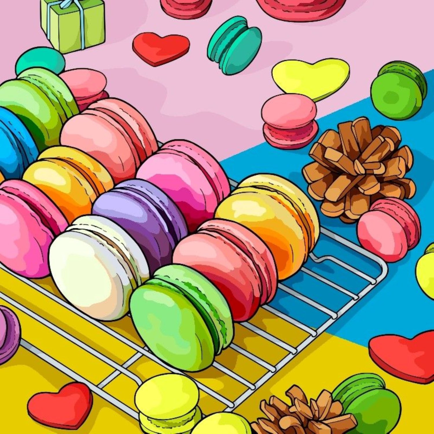 Solve Bold & Bright Colors Series jigsaw puzzle online with 306 pieces