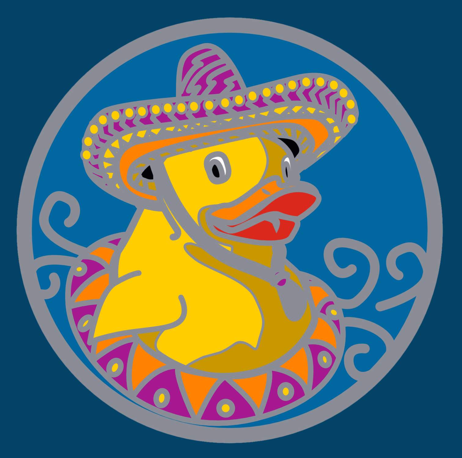 Solve # 12rubber fiesta duck jigsaw puzzle online with 256 pieces