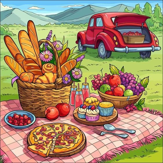 Jigsaw Puzzle | 81 pieces | puzzle - A picnic | Jigidi