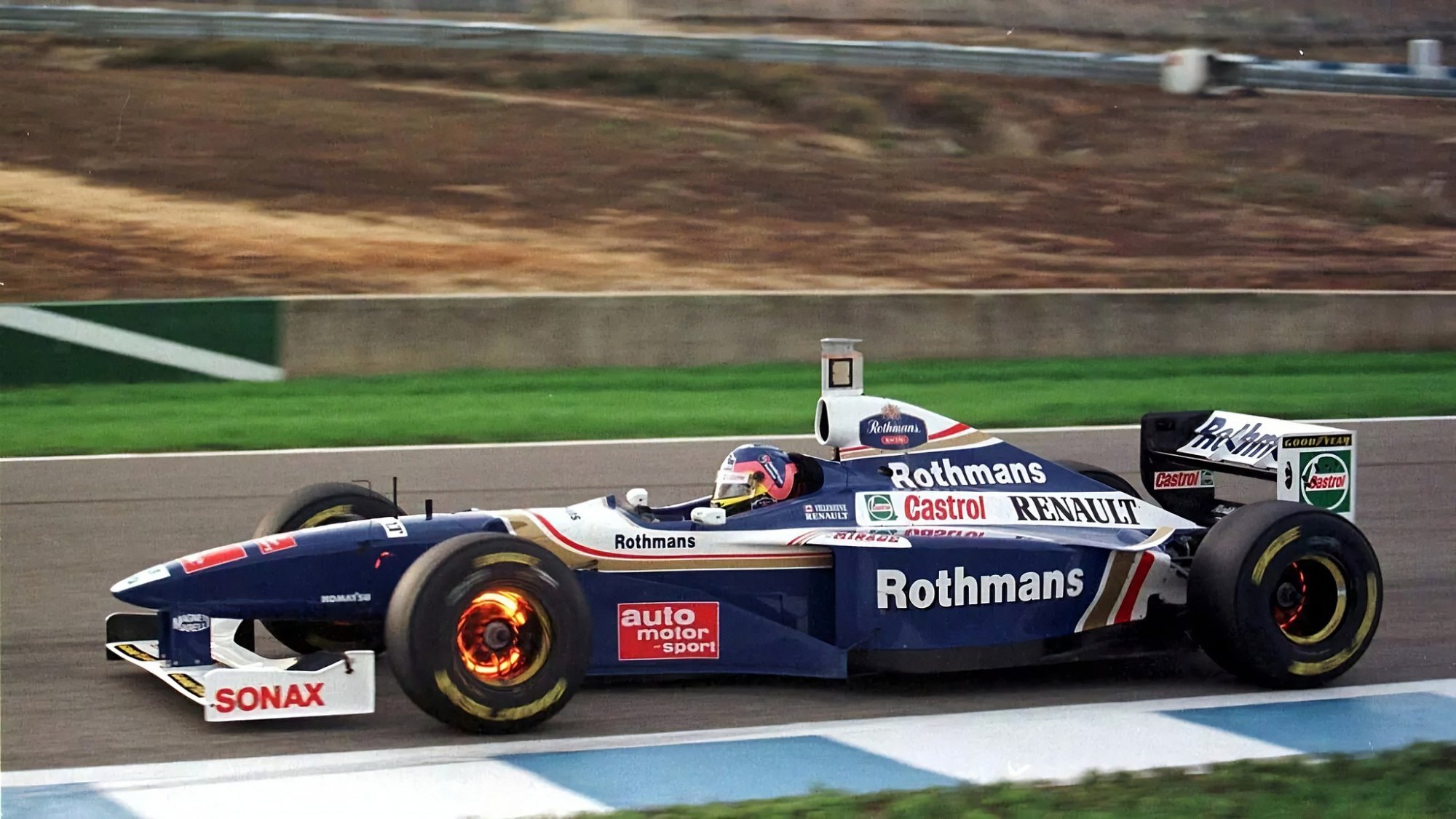 Solve 1997 - Williams-Renault FW19 jigsaw puzzle online with 198 pieces