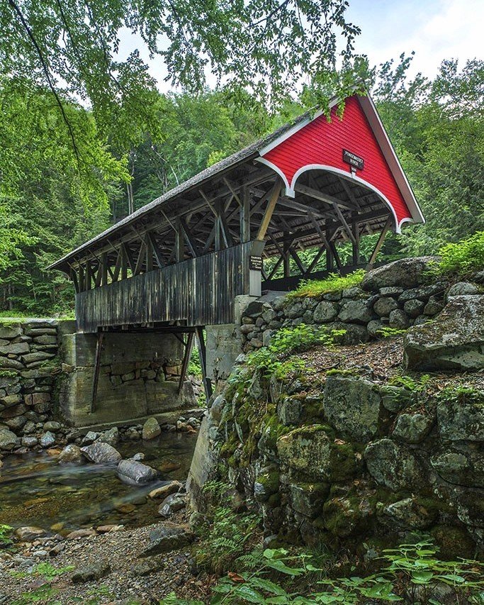 Solve Flume Covered Bridge at Franconia Notch State Park in the New ...