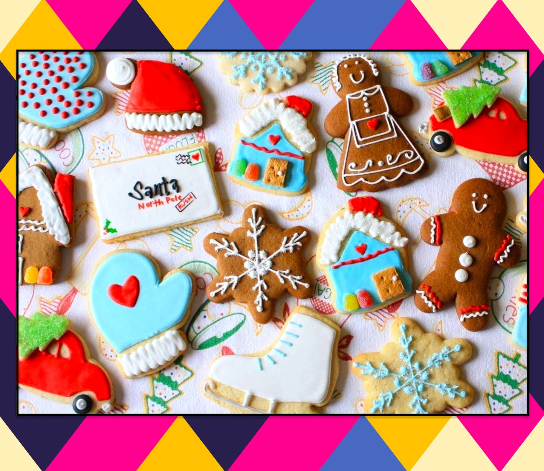 Solve holiday cookies jigsaw puzzle online with 120 pieces