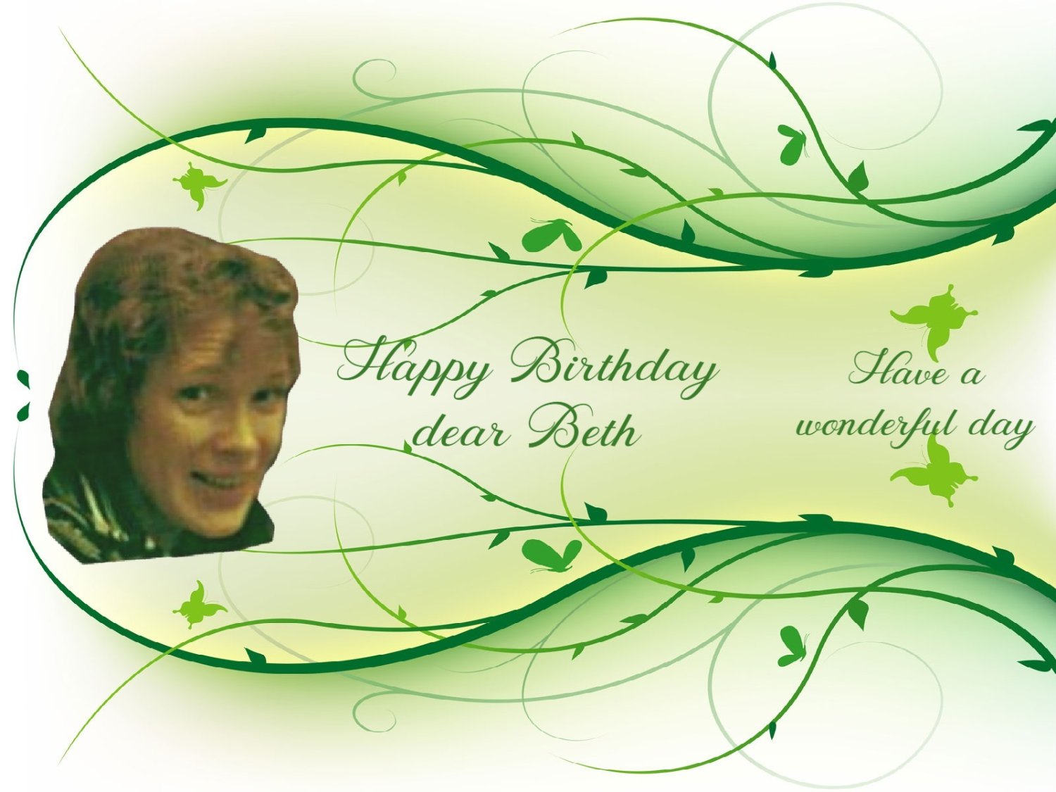 Solve Happy Birthday dear Beth (Ebkrueg) jigsaw puzzle online with 12 ...