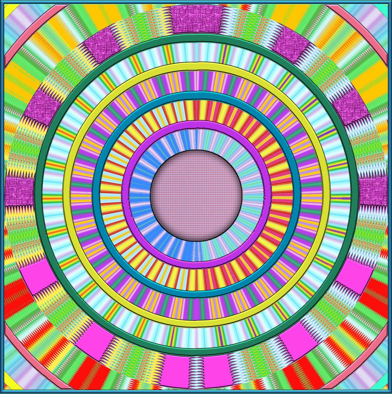 Solve A WHEEL OF MANY SPOKES jigsaw puzzle online with 100 pieces